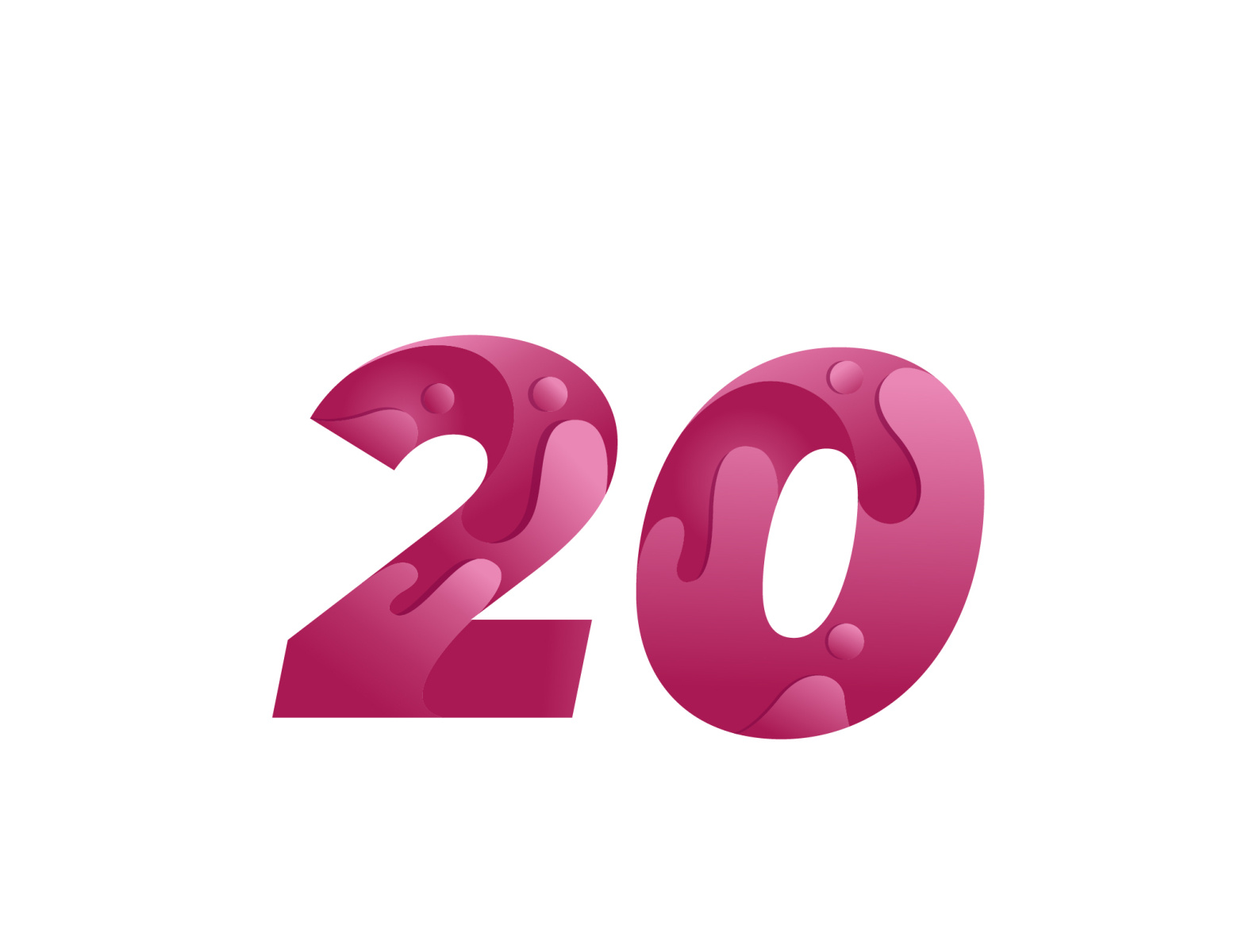 20 logo by Rona Zepri on Dribbble