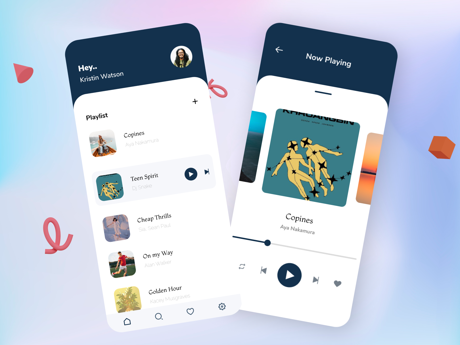 Music Player App Concept by Nidhi Narwal on Dribbble