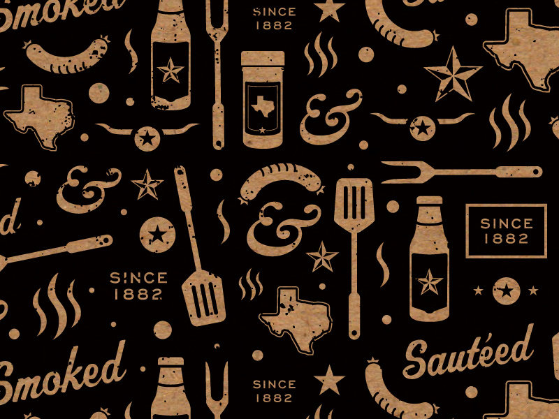 27/31: BBQ Patterns by Nhi Nguyen for Tilted Chair on Dribbble