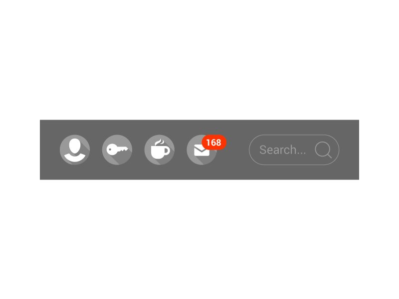 Header Icons by Mohl Design on Dribbble