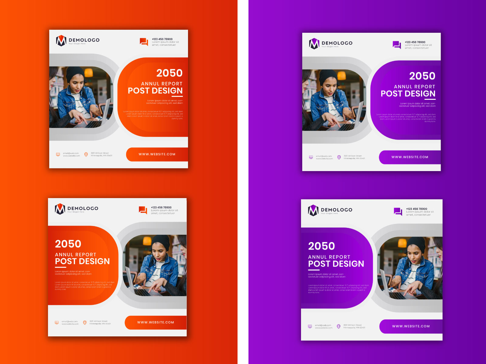 Corporate Social Media Post Design Template 3 By Amdesignspack Print 