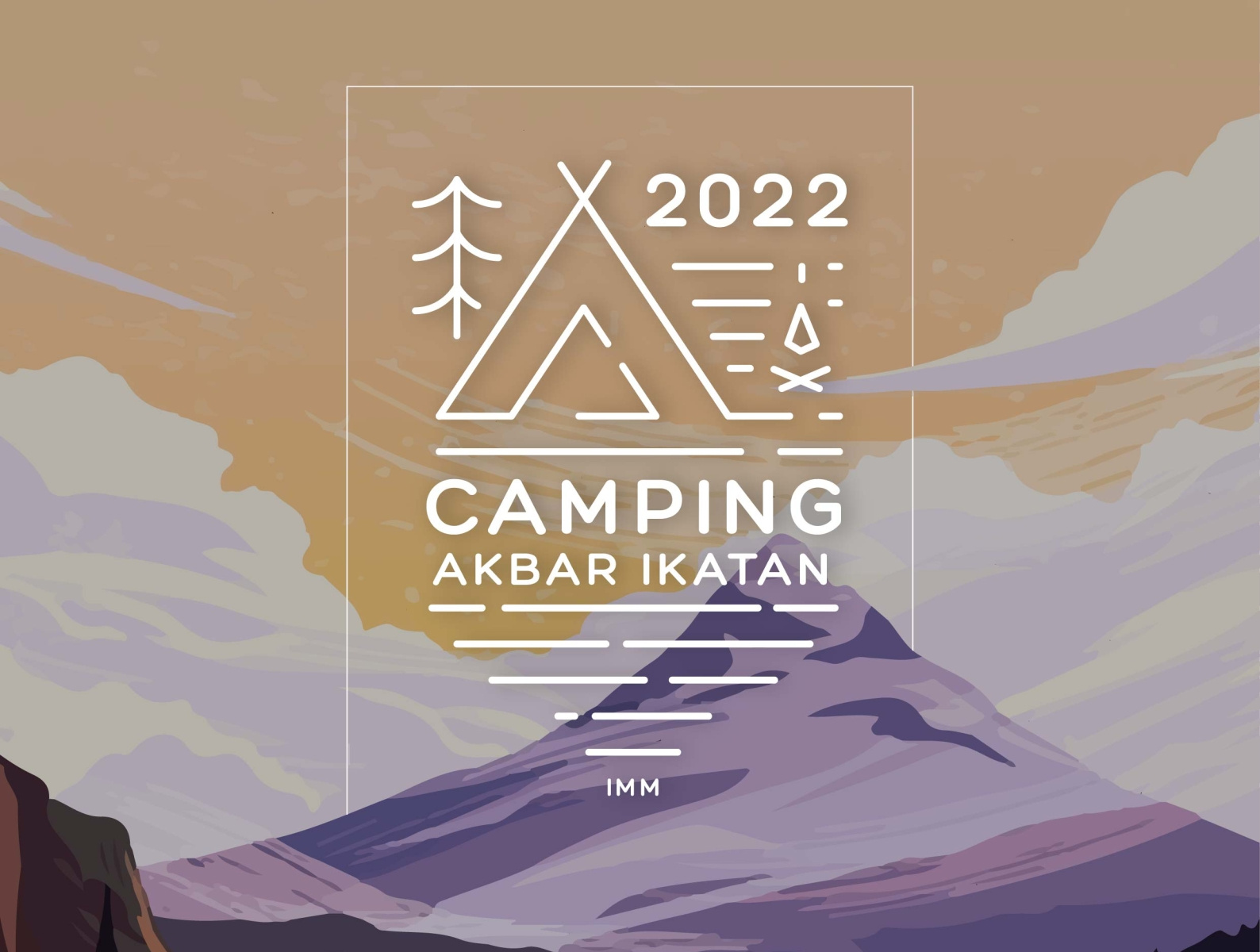 Camping Poster by Wachiddin M Huda on Dribbble
