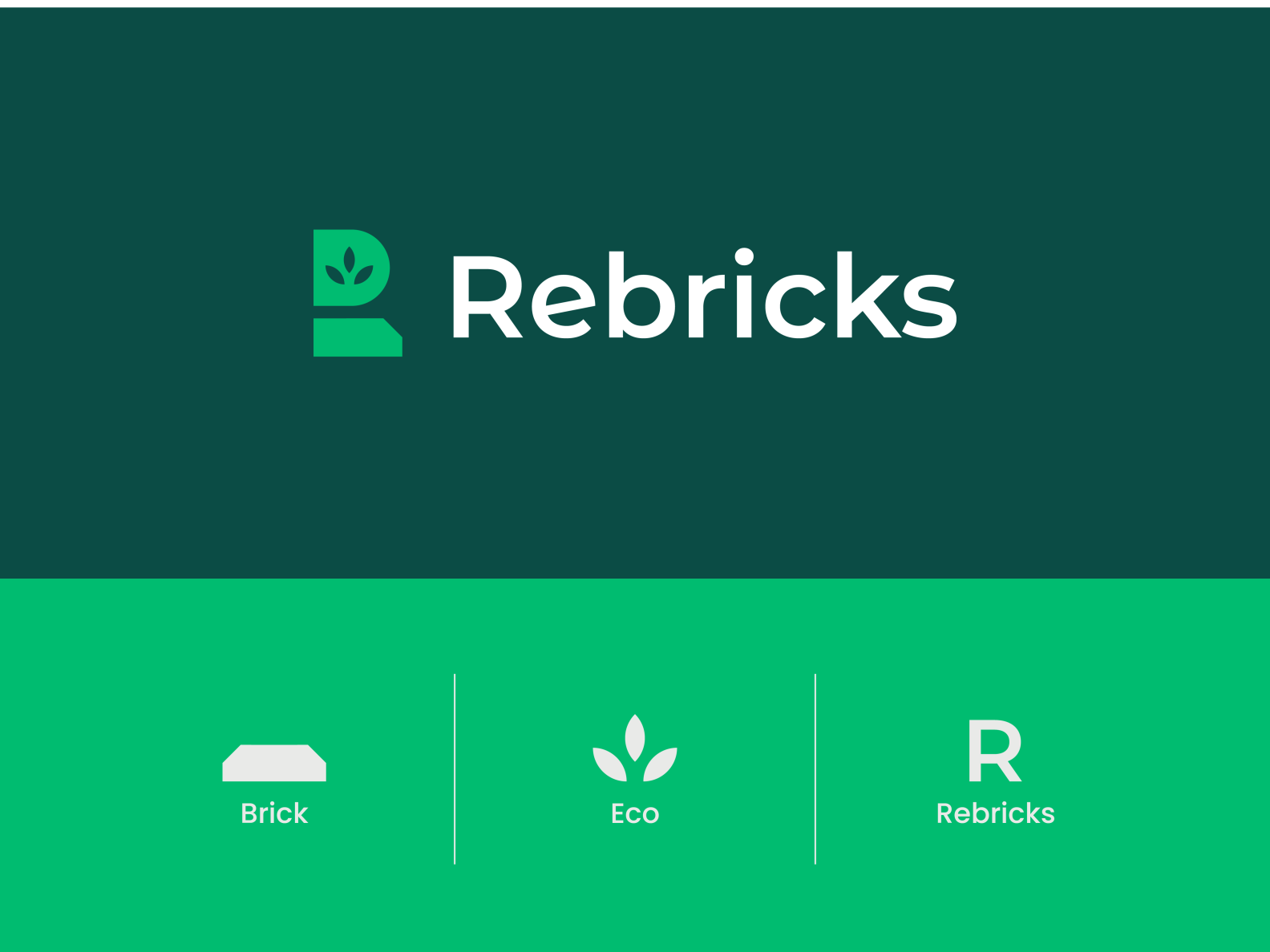 Rebricks - Logo Design🧱 by Kallam Ar Rahman on Dribbble