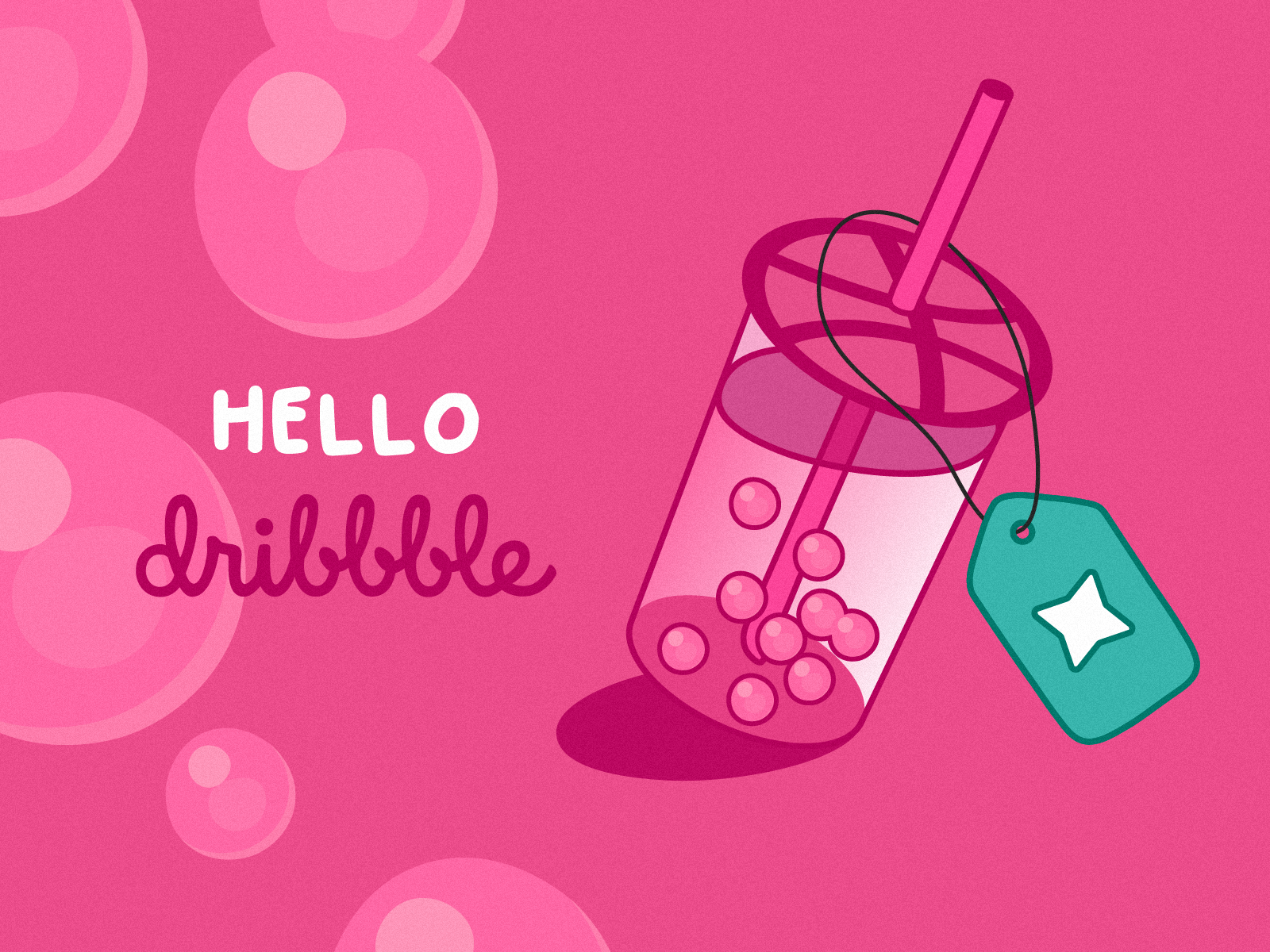 Hello Dribbble! by avkö.studio on Dribbble