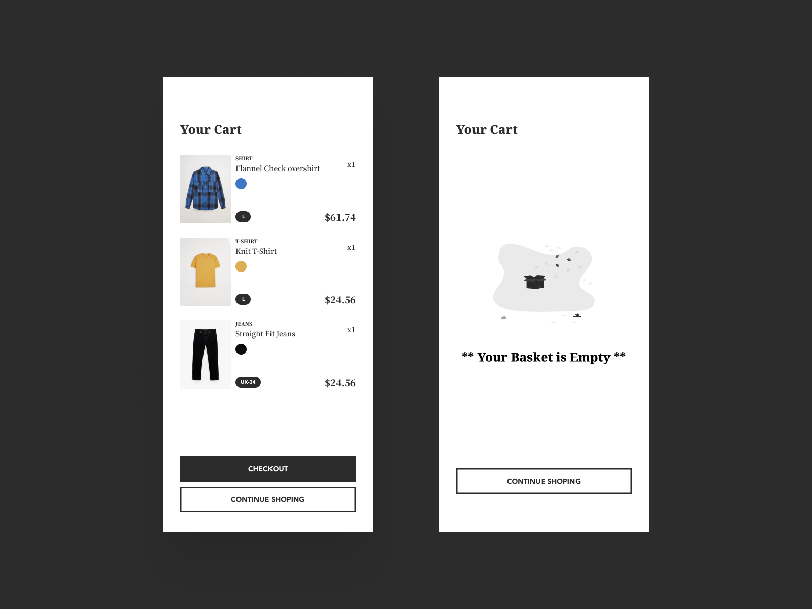 Shopping Cart by Charan on Dribbble