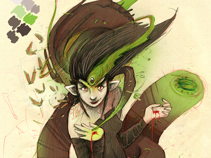 Leech Magic WIP by Ed Kersh on Dribbble