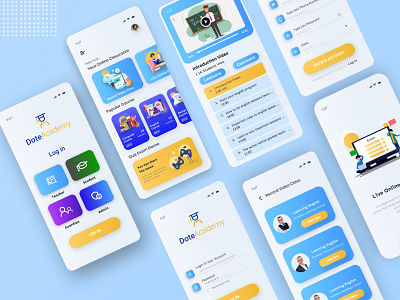 E-learning Educational App UI/UX Design by Kazi Mahbub on Dribbble