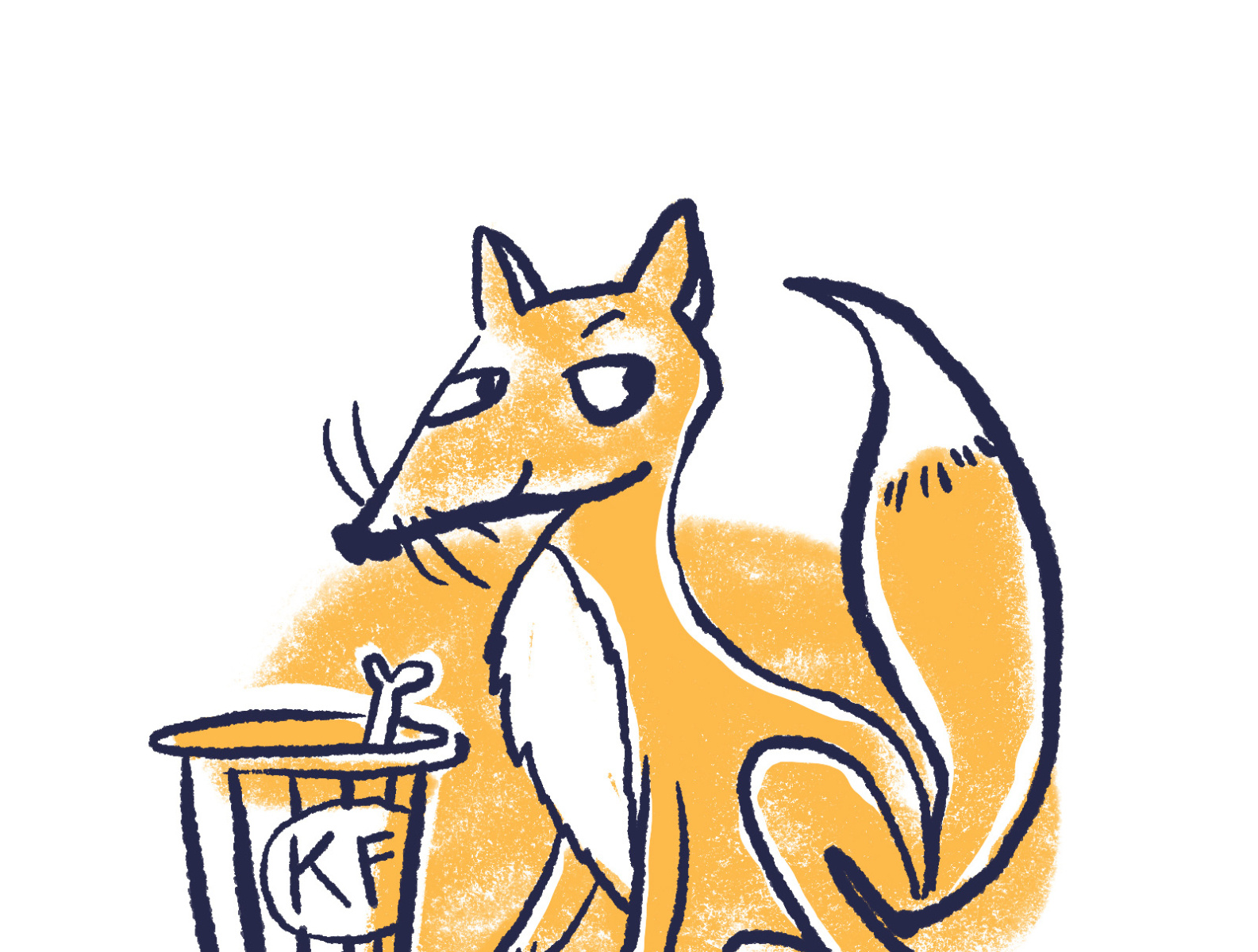 Hackney Fox by Kathrin Jacobsen on Dribbble