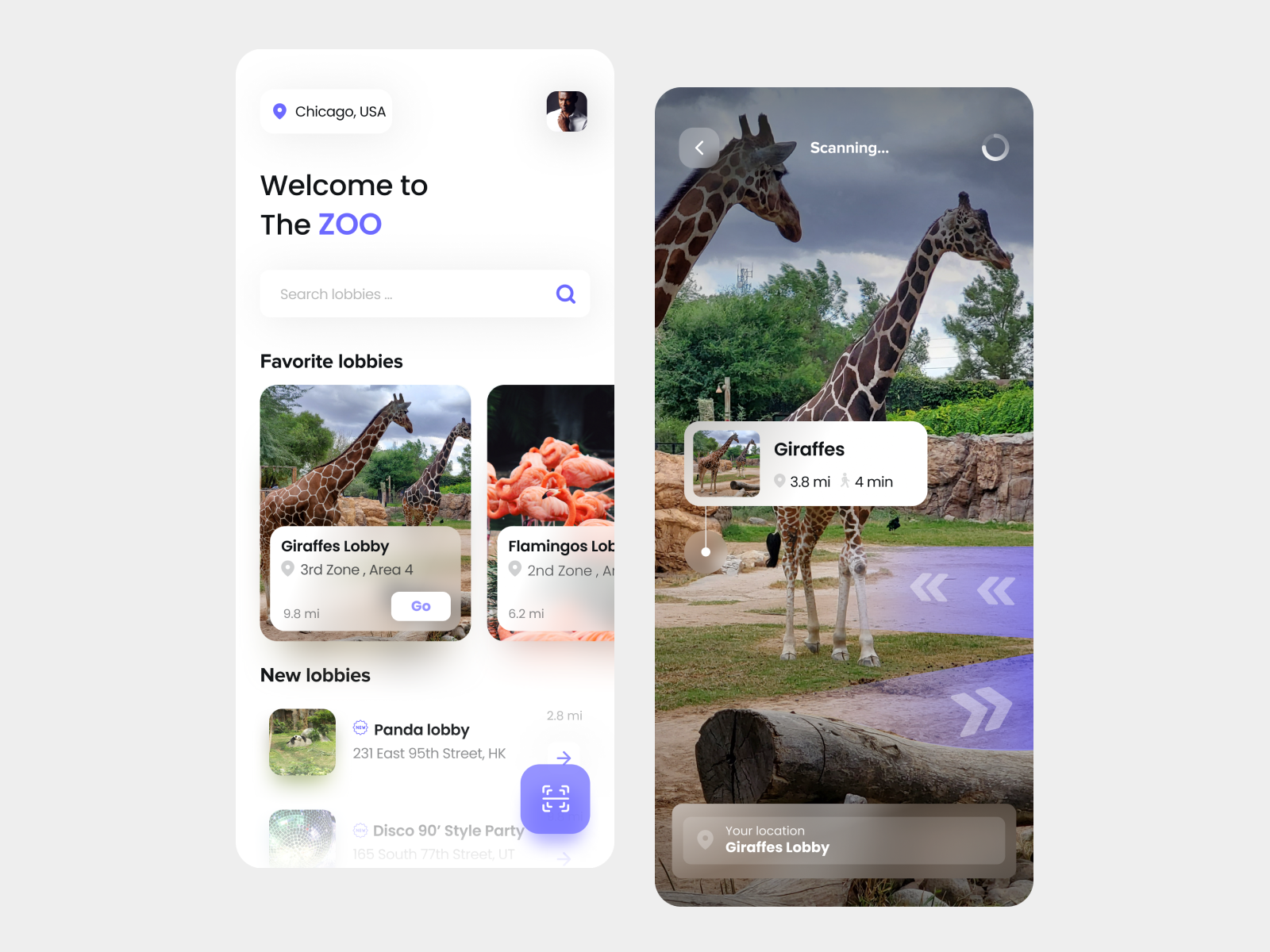 Zoo AR App Concept by UI Global on Dribbble