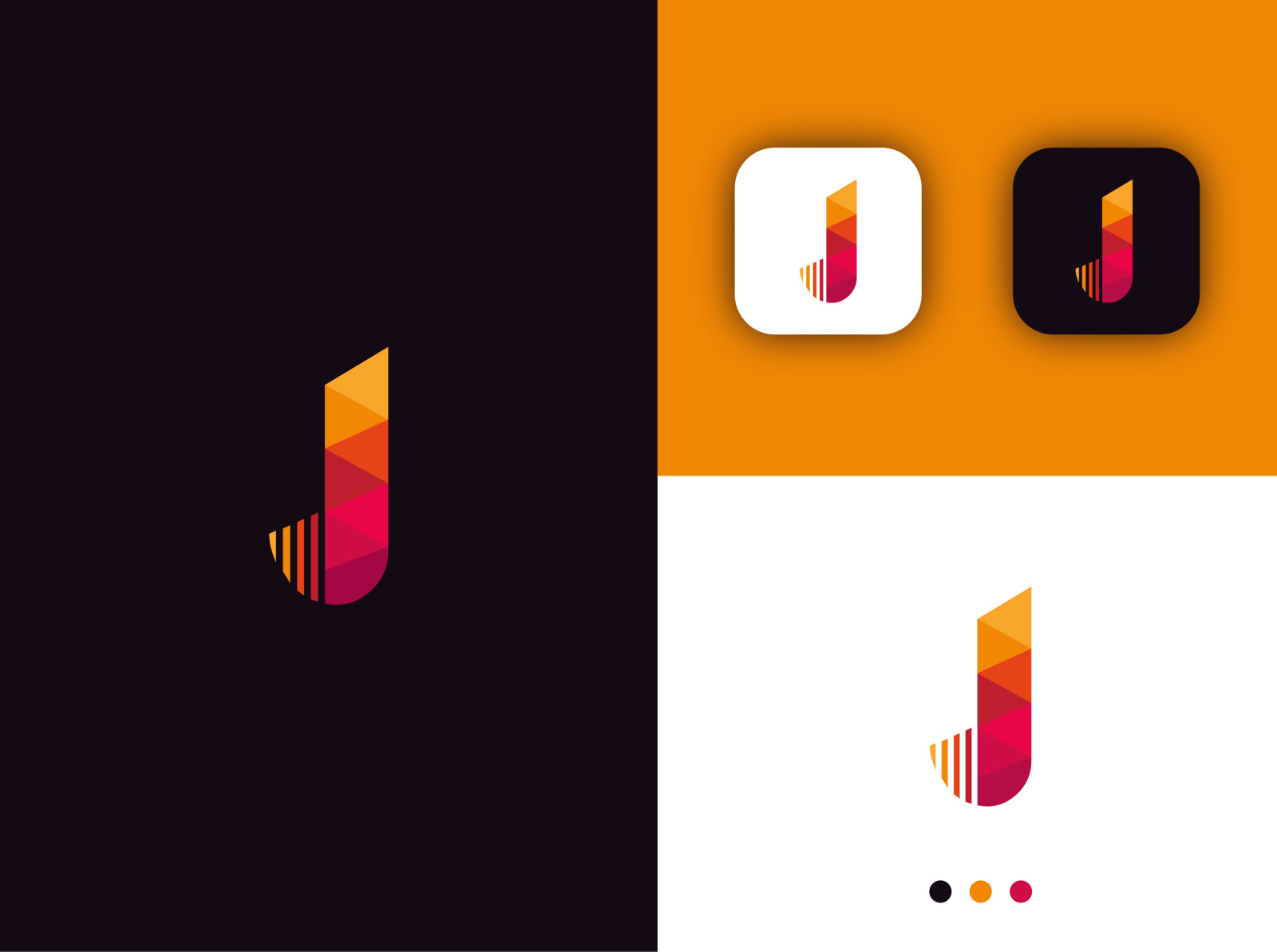 Modern J Logo Design by Sanzida Tamanna on Dribbble
