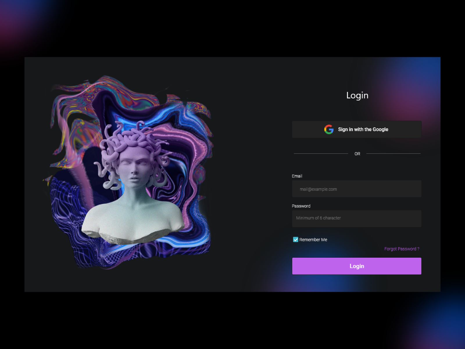 NFT Login page by mitu das on Dribbble