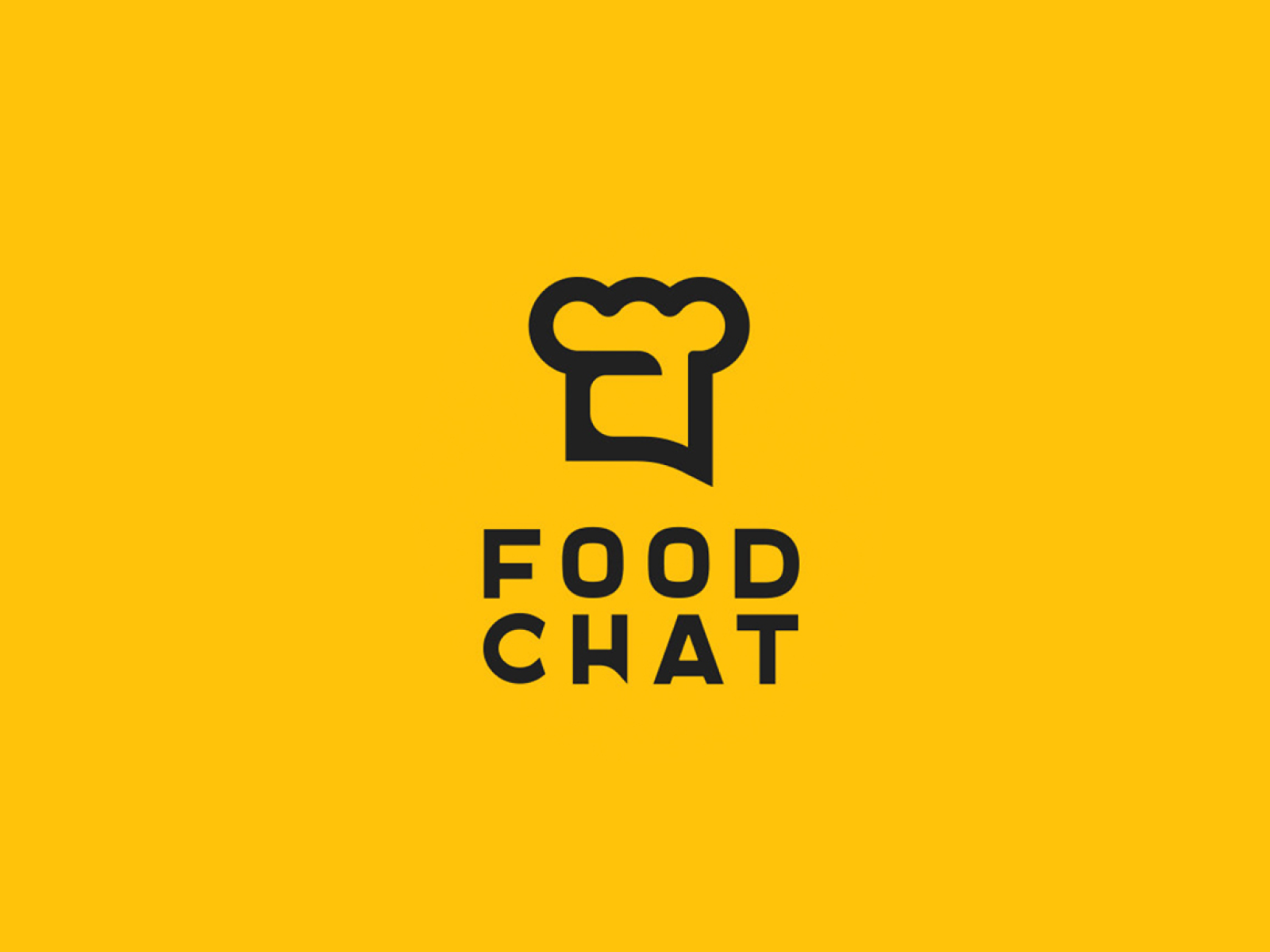Logo Food Chat by Leonard Savranchuk on Dribbble
