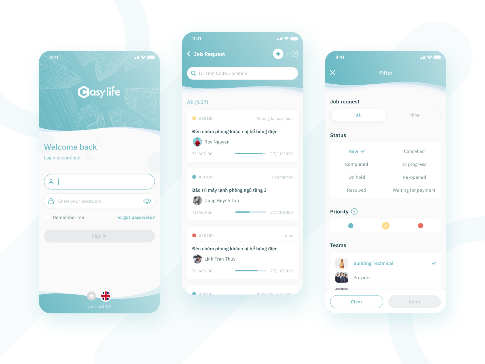 Management app by Bui Thanh on Dribbble