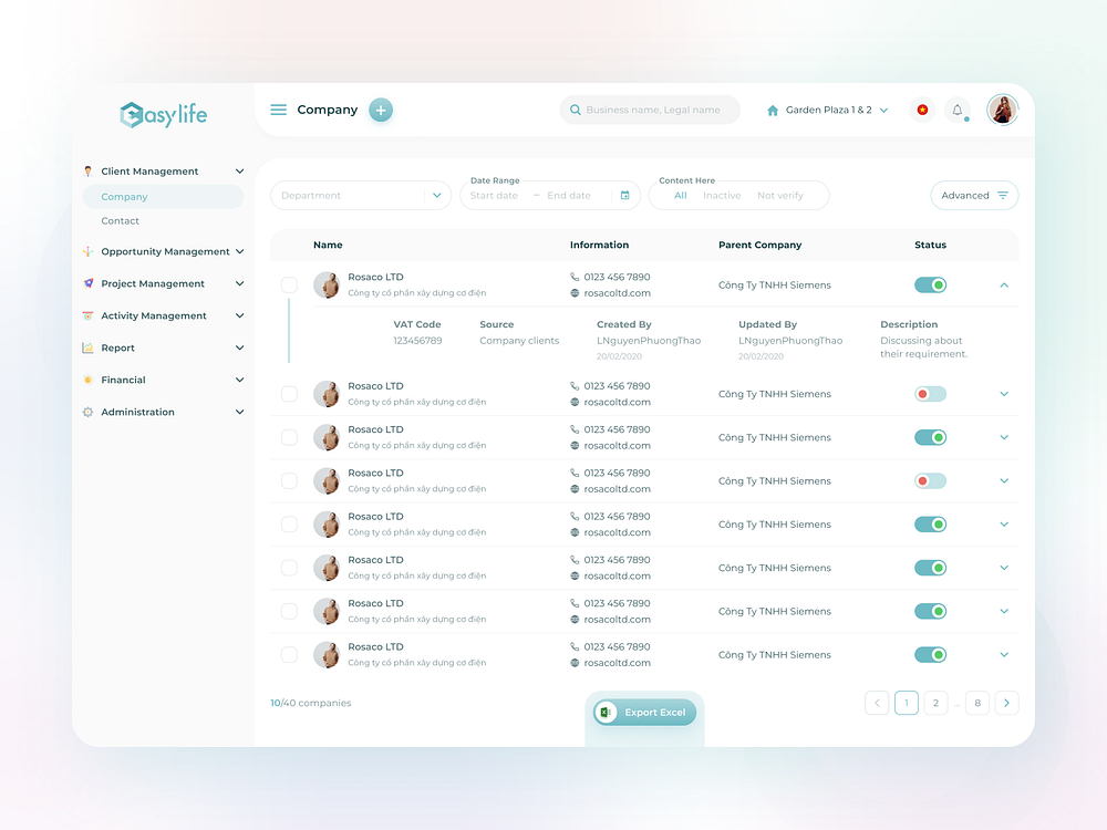 Management (Admin) Web Design by Bui Thanh on Dribbble