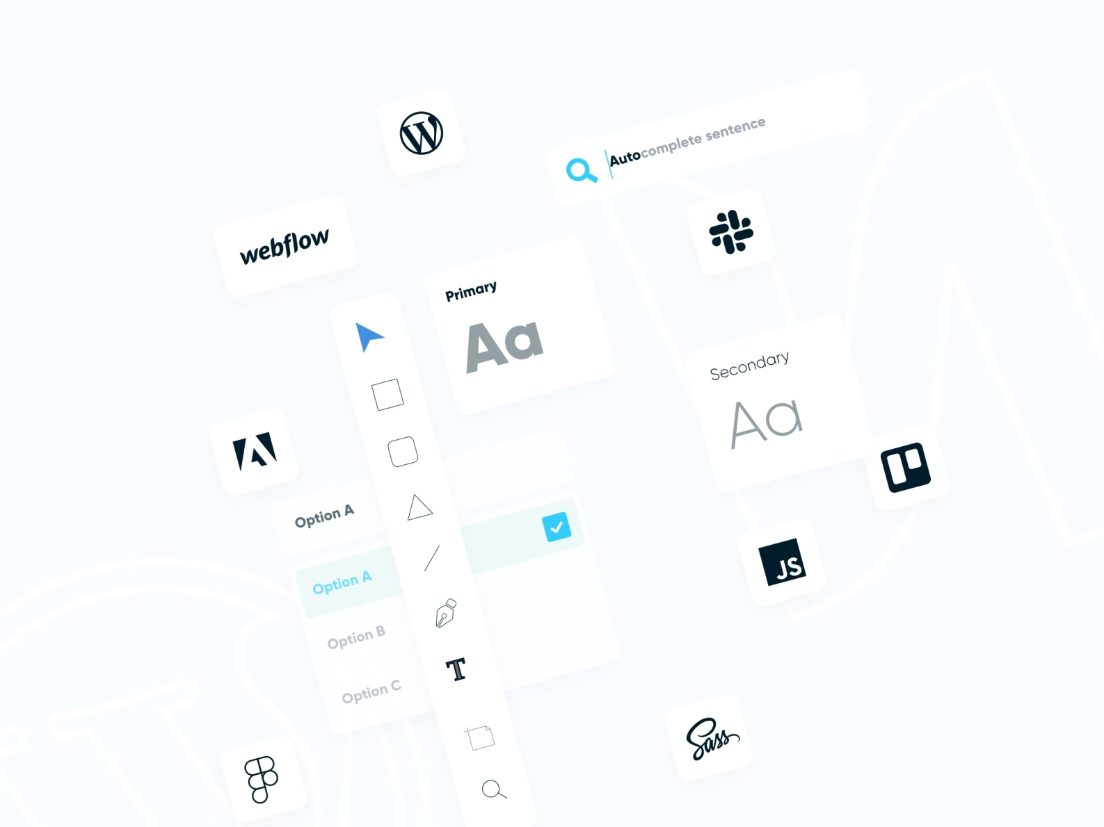 Designme website assets by UI Adrian (Adrian Kuleszo) on Dribbble