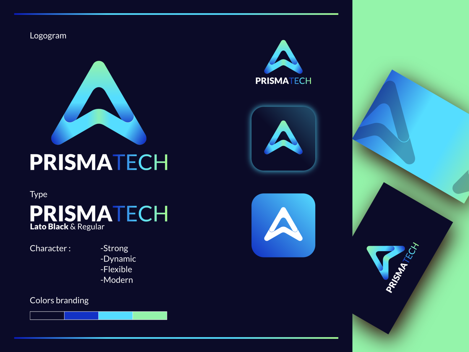 Modern Gradient Colors Logo Design For PrismaTech by Riswan Design ...