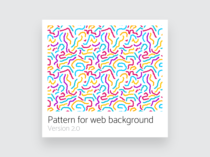 Pettern for a web background by David Liceaga on Dribbble
