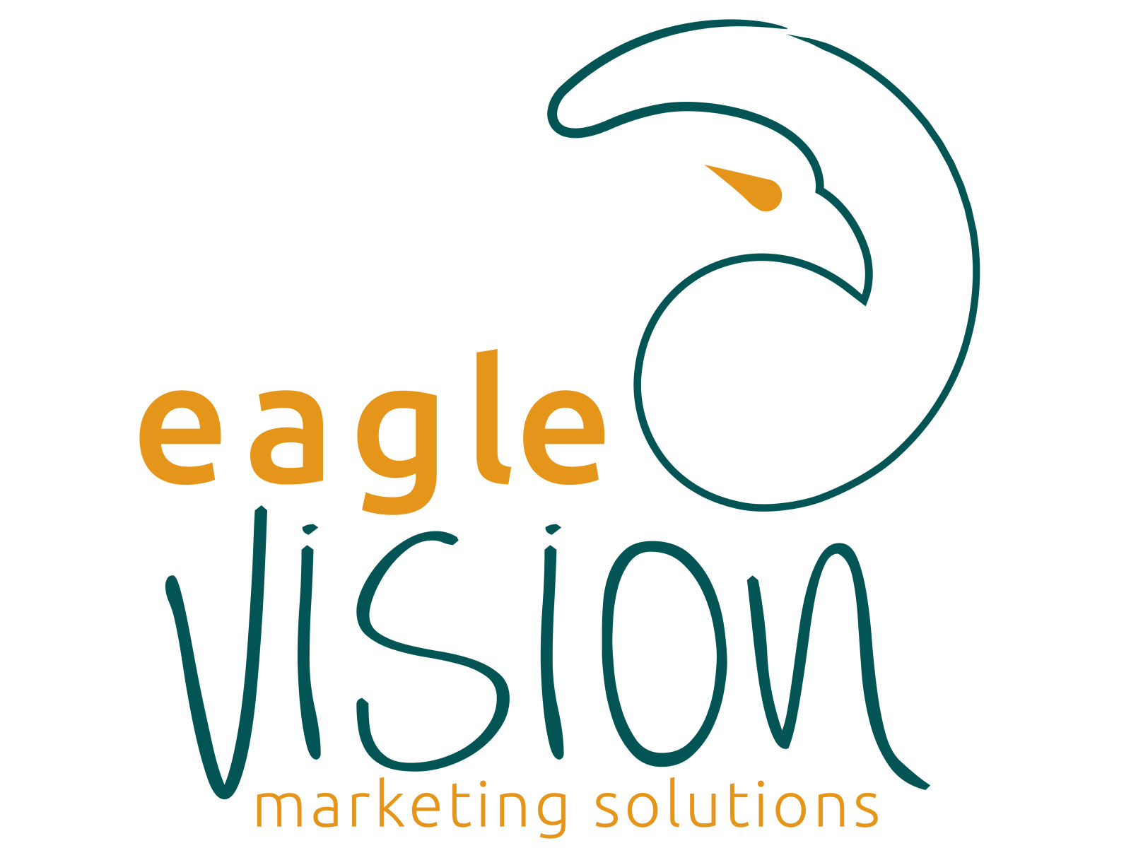 eagle vision logo by Mohammed Alhawwari on Dribbble