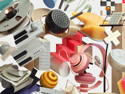 Vinyl Moon Record Cover Album by omaraqil on Dribbble