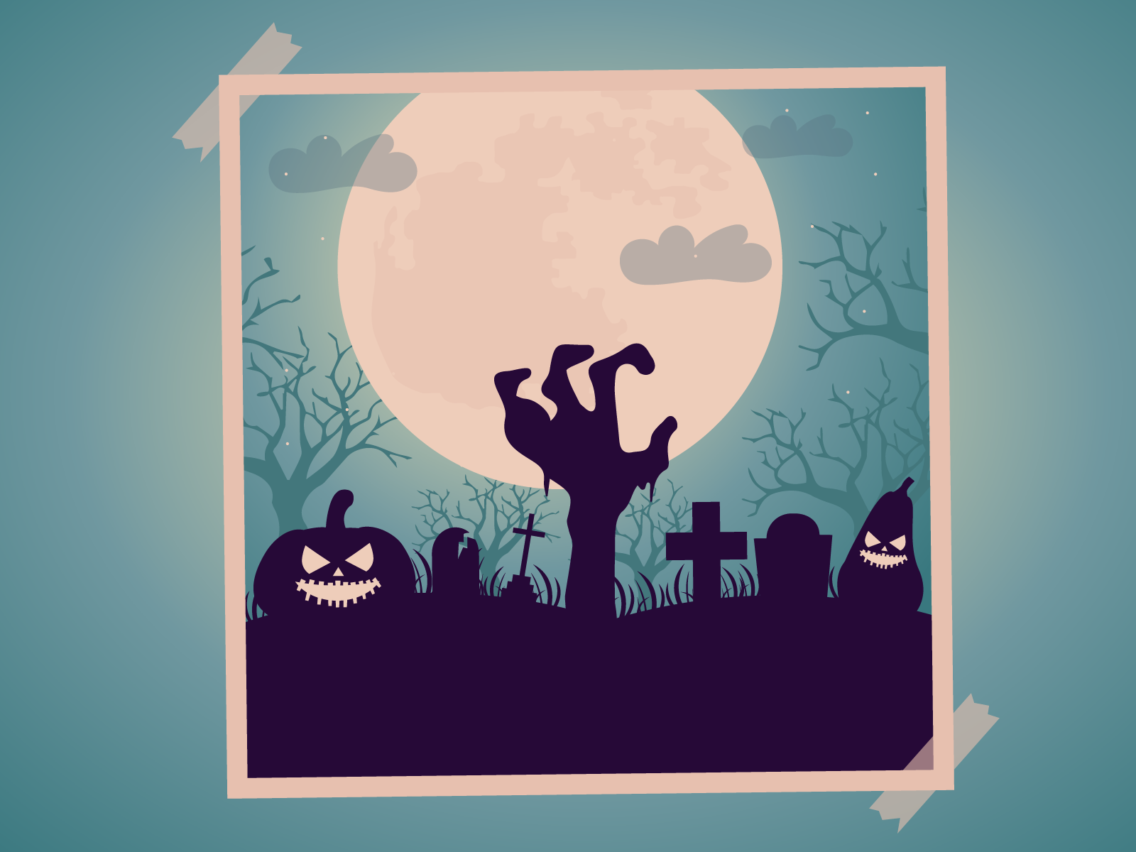 Happy Halloween illustration by Helena on Dribbble