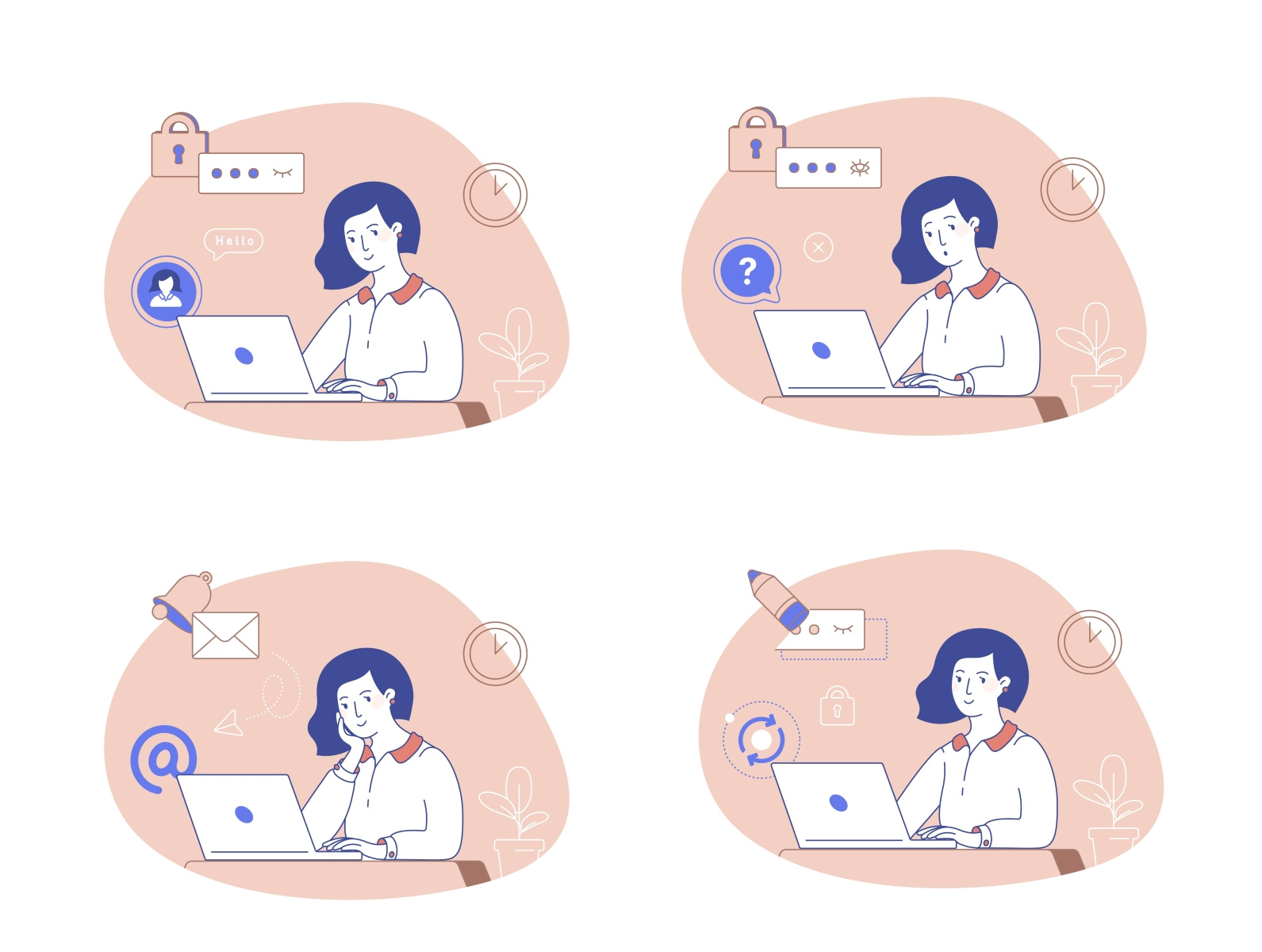 Login / sign in by Olena on Dribbble