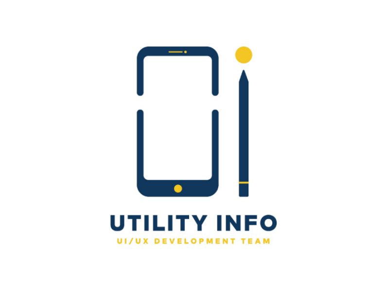 Utility info ui/ux developer team logo by Nalaprasad on Dribbble