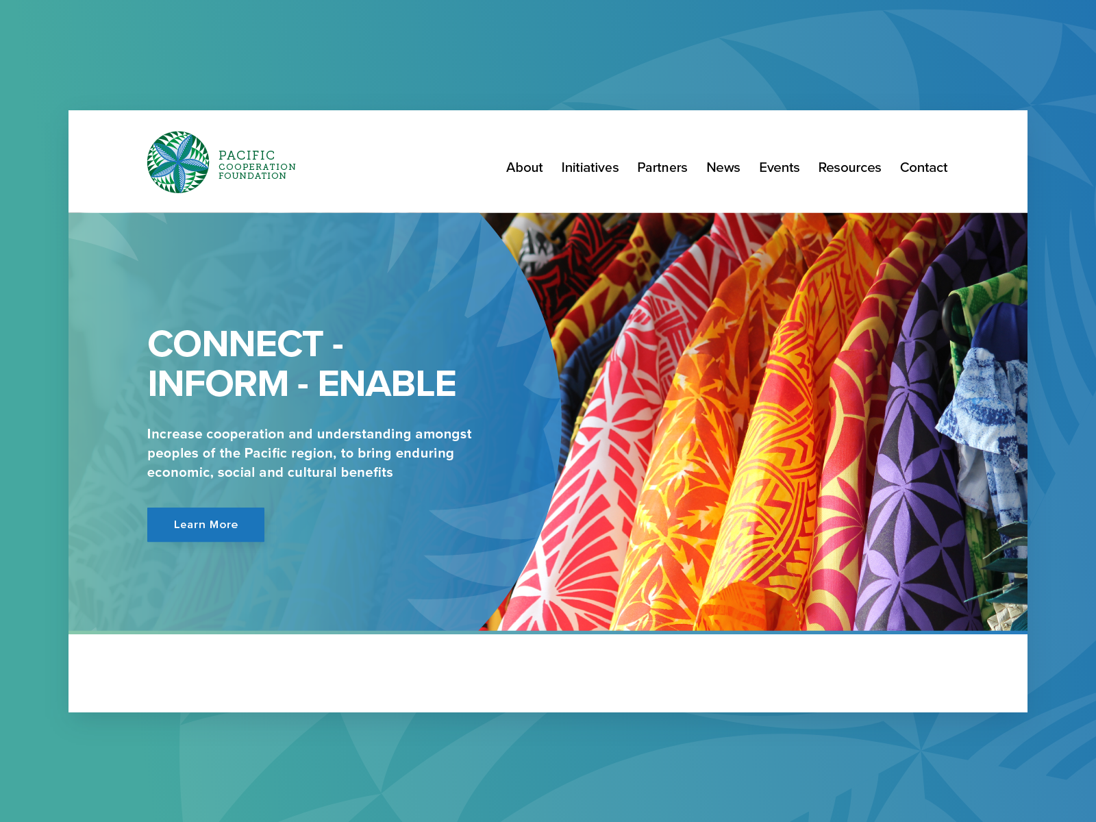 Pacific Cooperation Foundation (PCF) Hero Screen by RIVER | Your ...