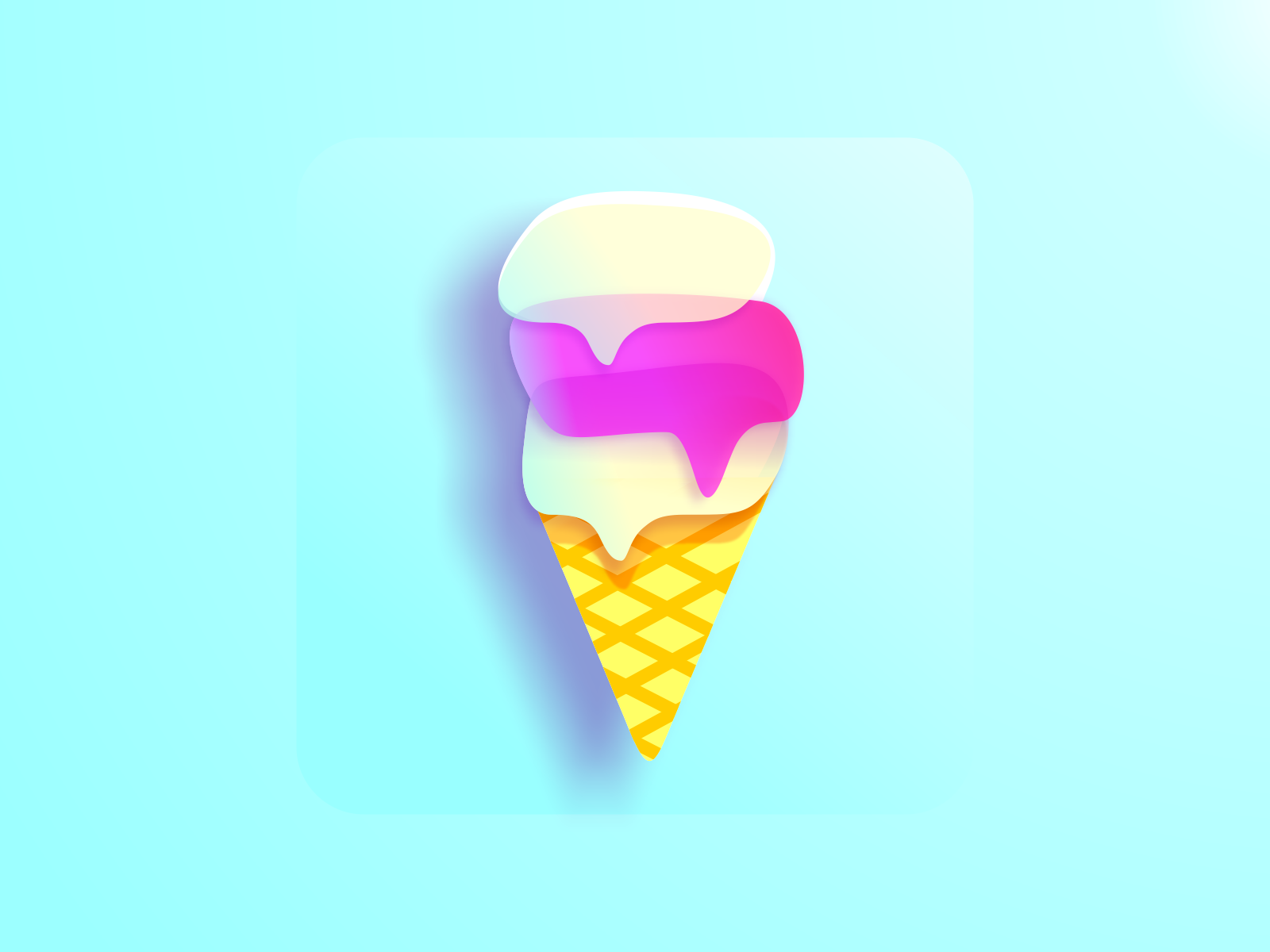 ice-cream chat by t4tris on Dribbble