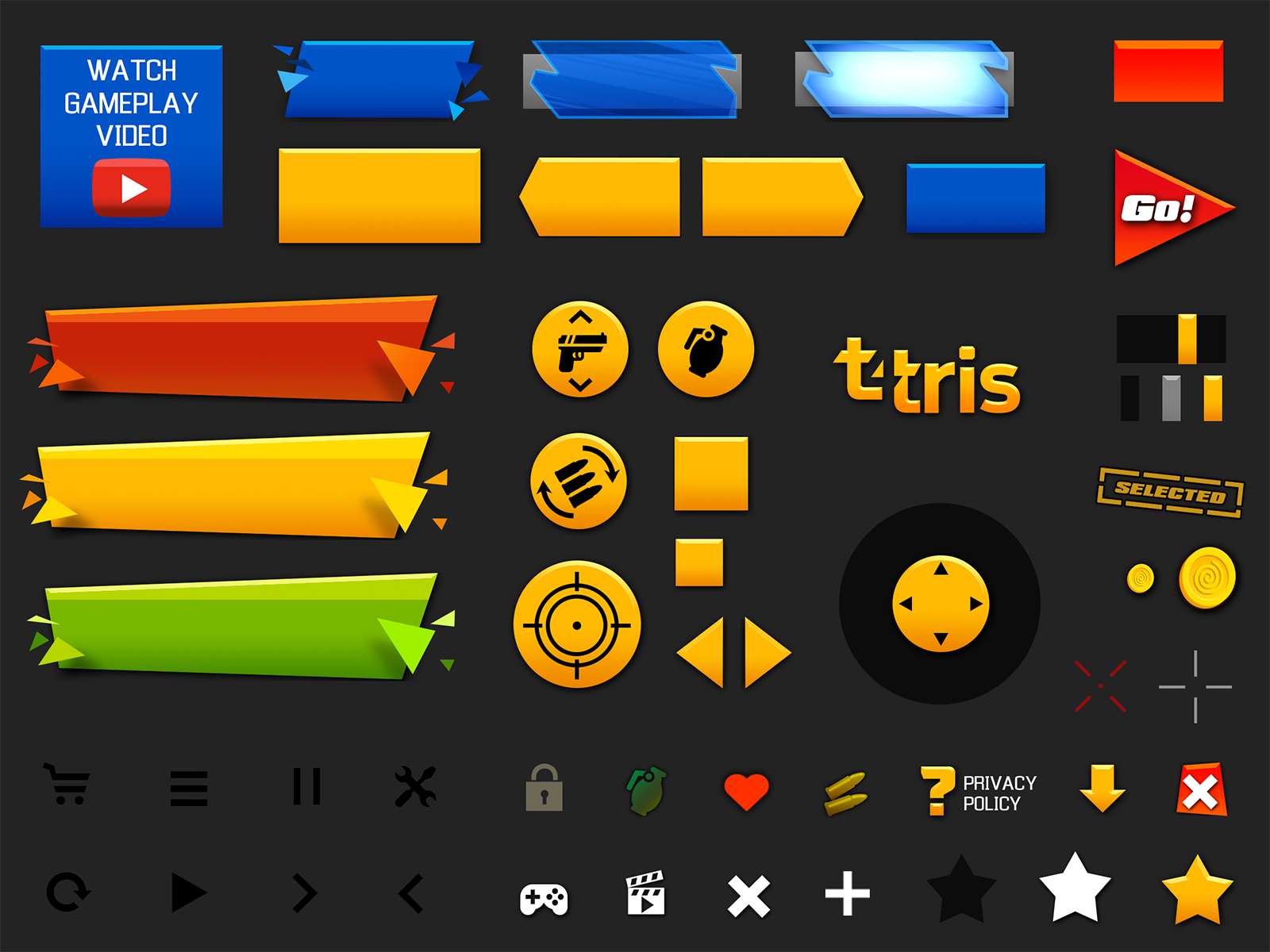 Shooter GUI asset by t4tris on Dribbble
