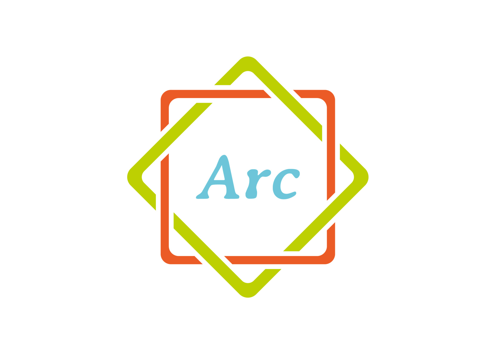 ARC - geometric logo by Olya Balan on Dribbble