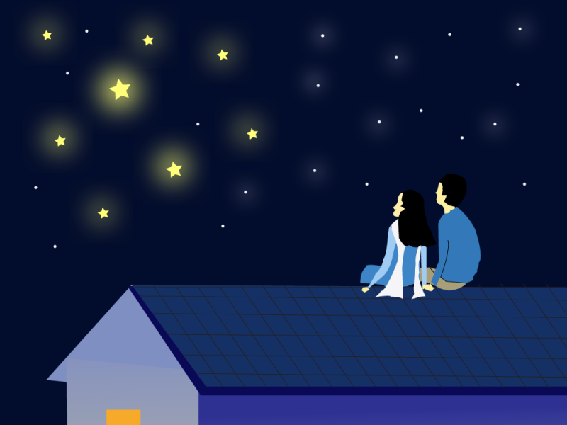 night mood by Aysha on Dribbble