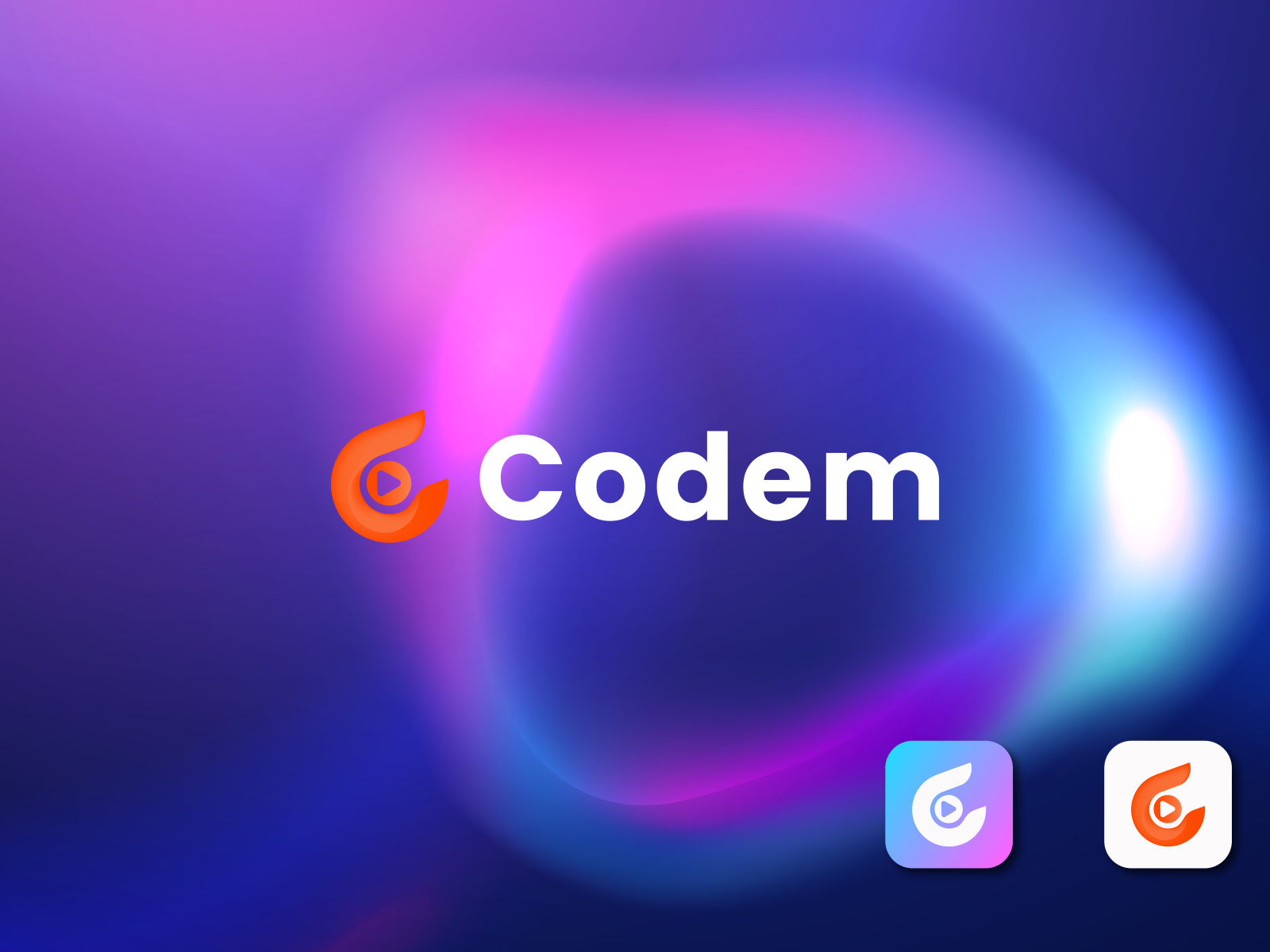 Codem online learning platform logo design by Salauddin Sumon on Dribbble