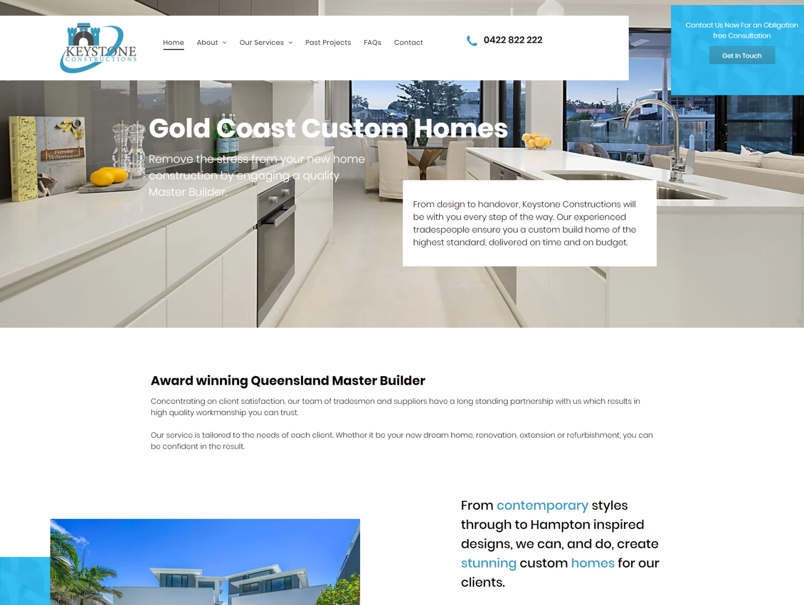 Local Builder Website Design by Jenny Marsden on Dribbble
