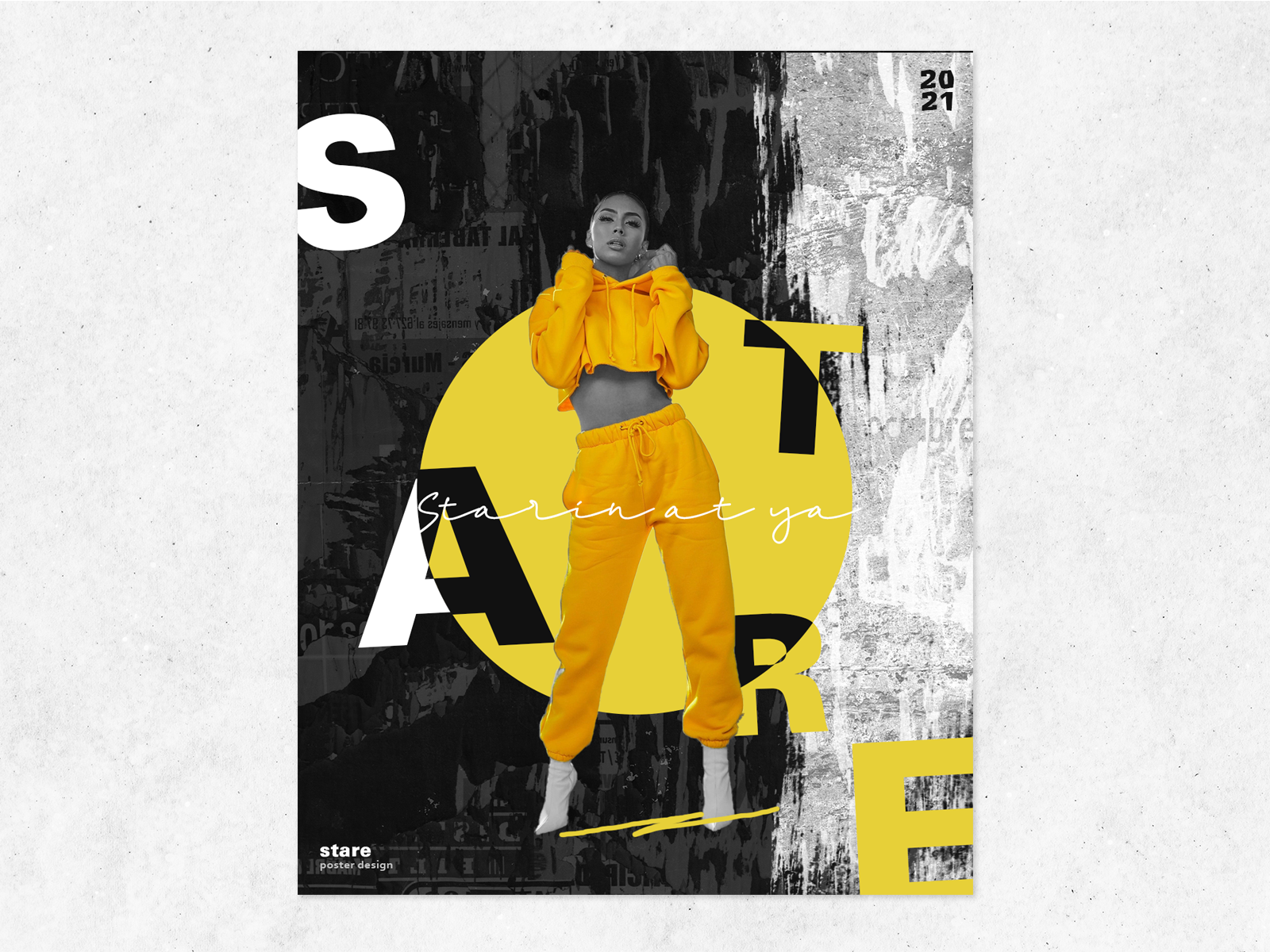 Stare - Poster Design by Kailash Saravanan on Dribbble