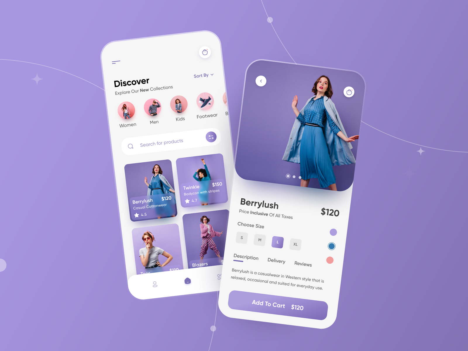 Clothing Store App UI by Kailash Saravanan for CNIT on Dribbble