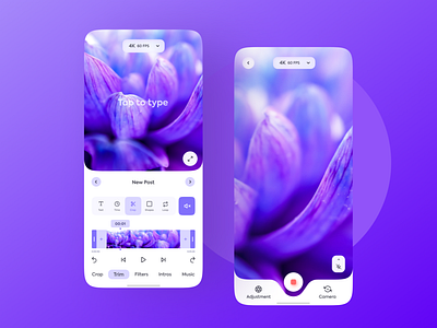 Video Editing App UI by Kailash Saravanan for CNIT on Dribbble