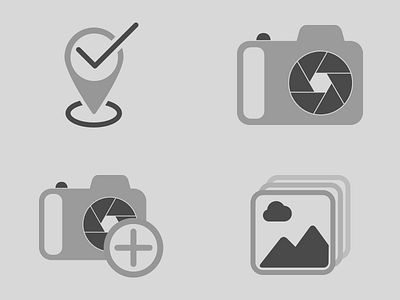Photography Icons v1 by Austin Wood on Dribbble