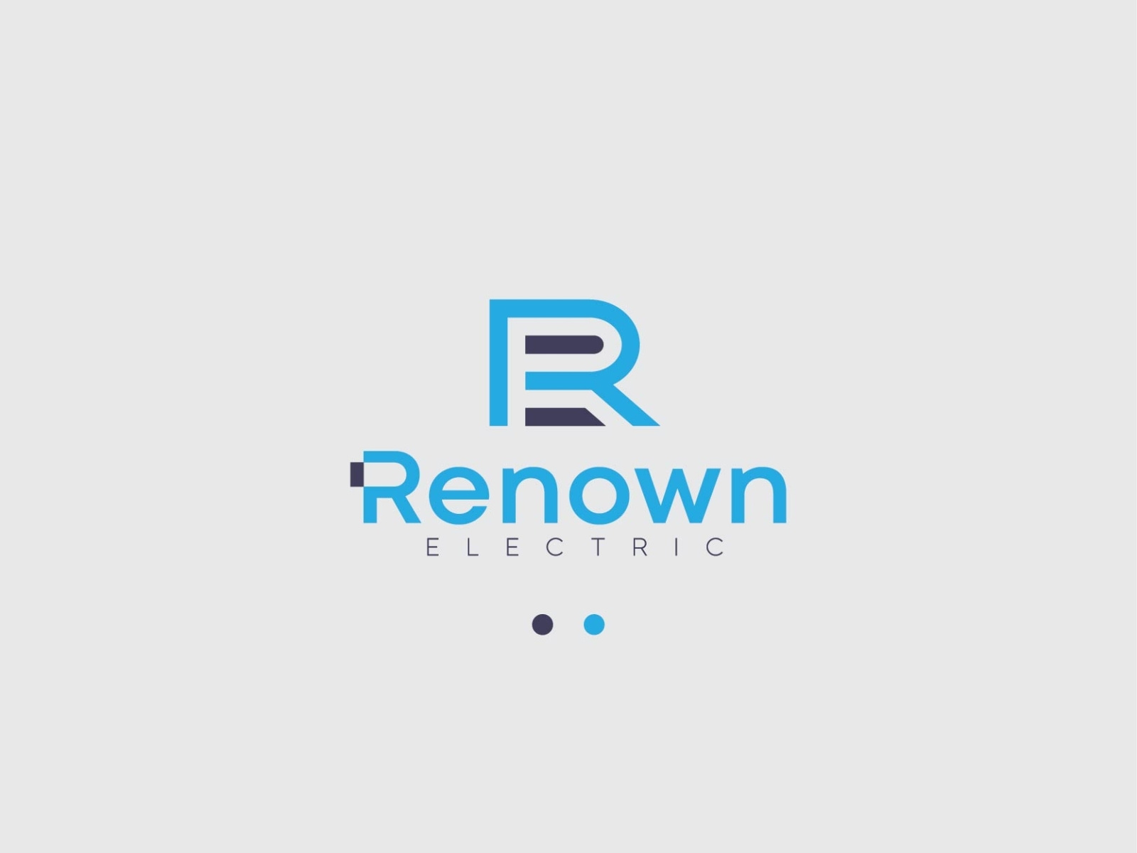 Renown electric logo design by Saiduzzaman Bulet on Dribbble