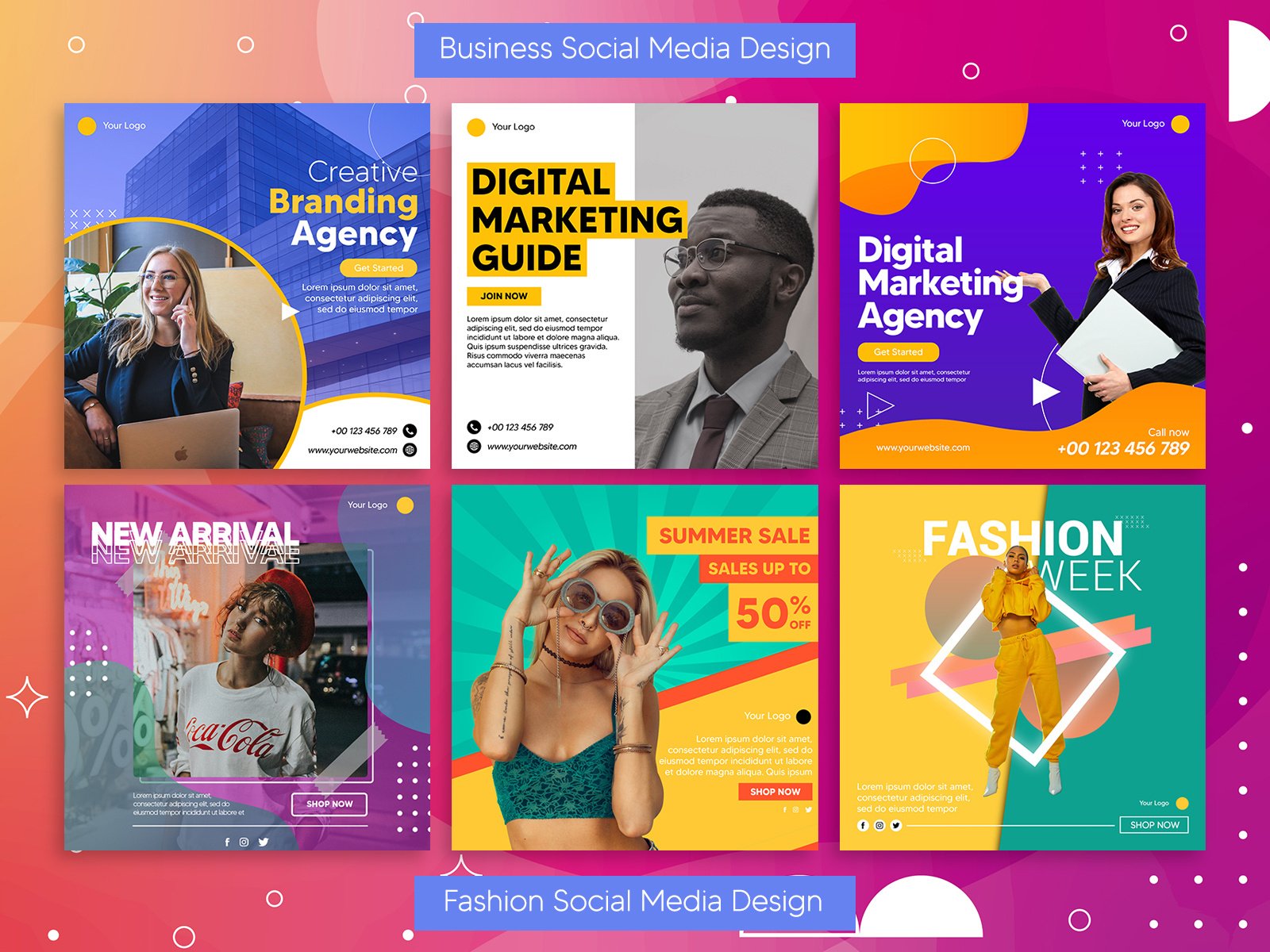 Social Media Design by Adrian on Dribbble