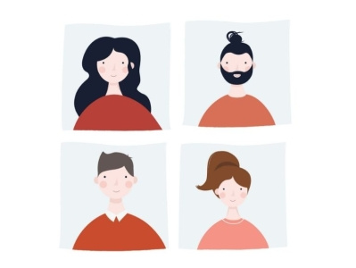 Persona illustration by Prachi rai on Dribbble
