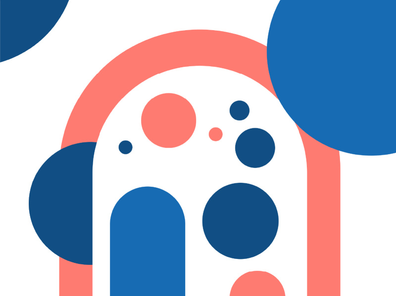 Flat geometric illustration branding v2 by Kamil Sypień on Dribbble