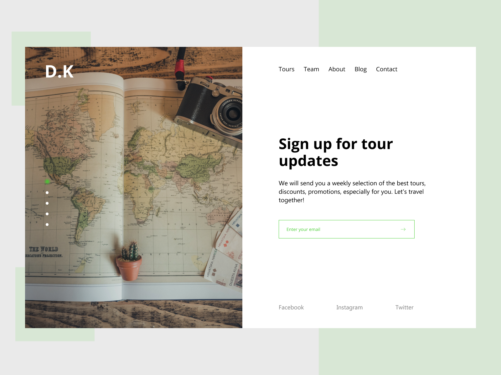 Learning Platform Main screen design made in Figma. by Marinka on Dribbble
