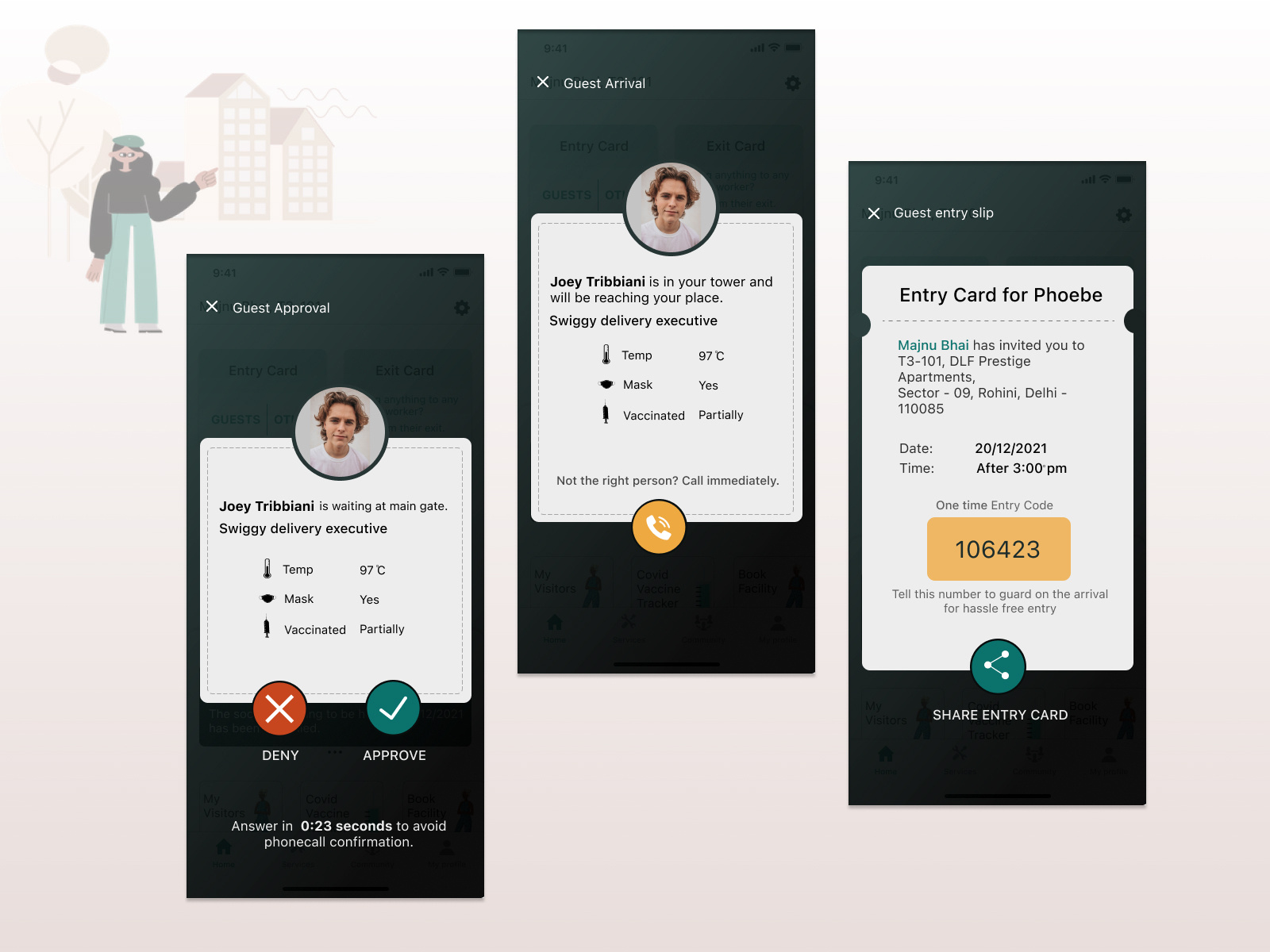 Visitor Management by SHUBHANGI GUPTA on Dribbble