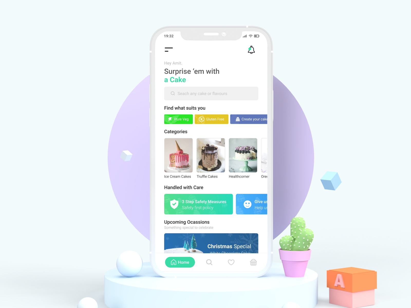 The Cake Shop | Mockup by Kunal Rajelli on Dribbble