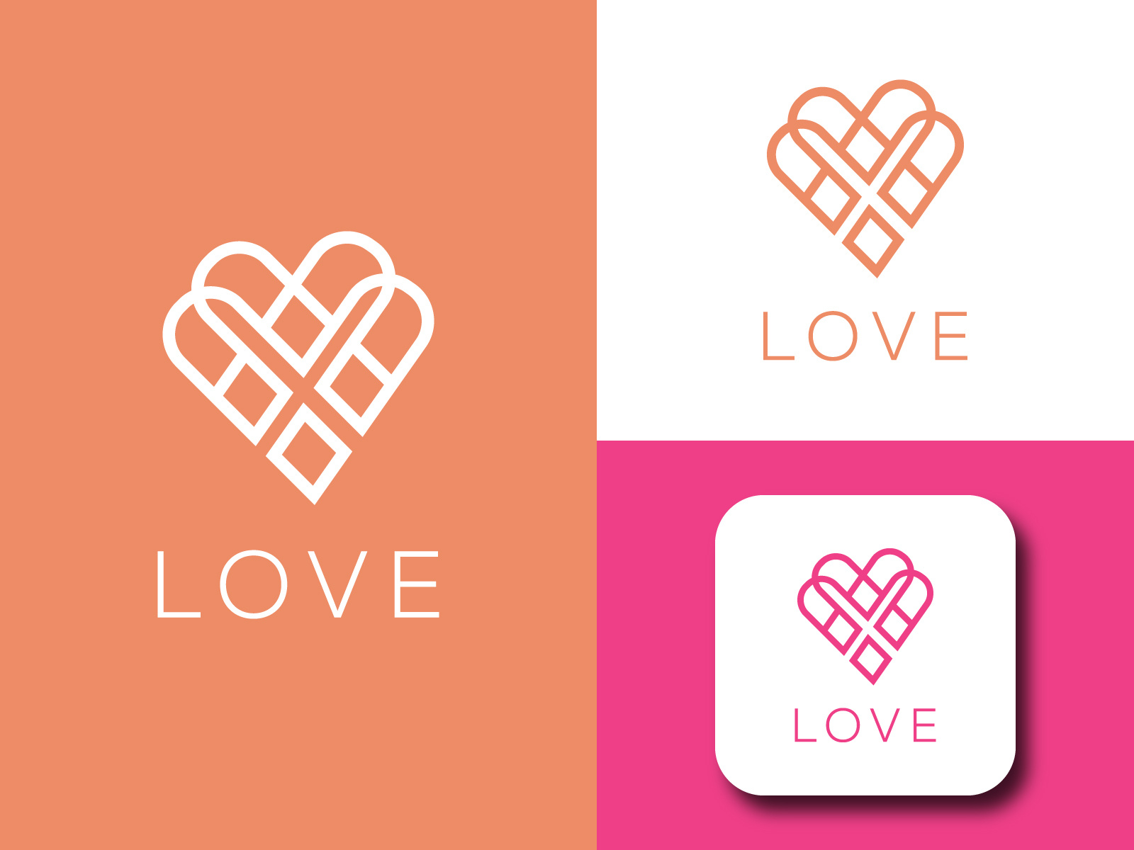LOVE LOGO by Md Saiful Islam on Dribbble