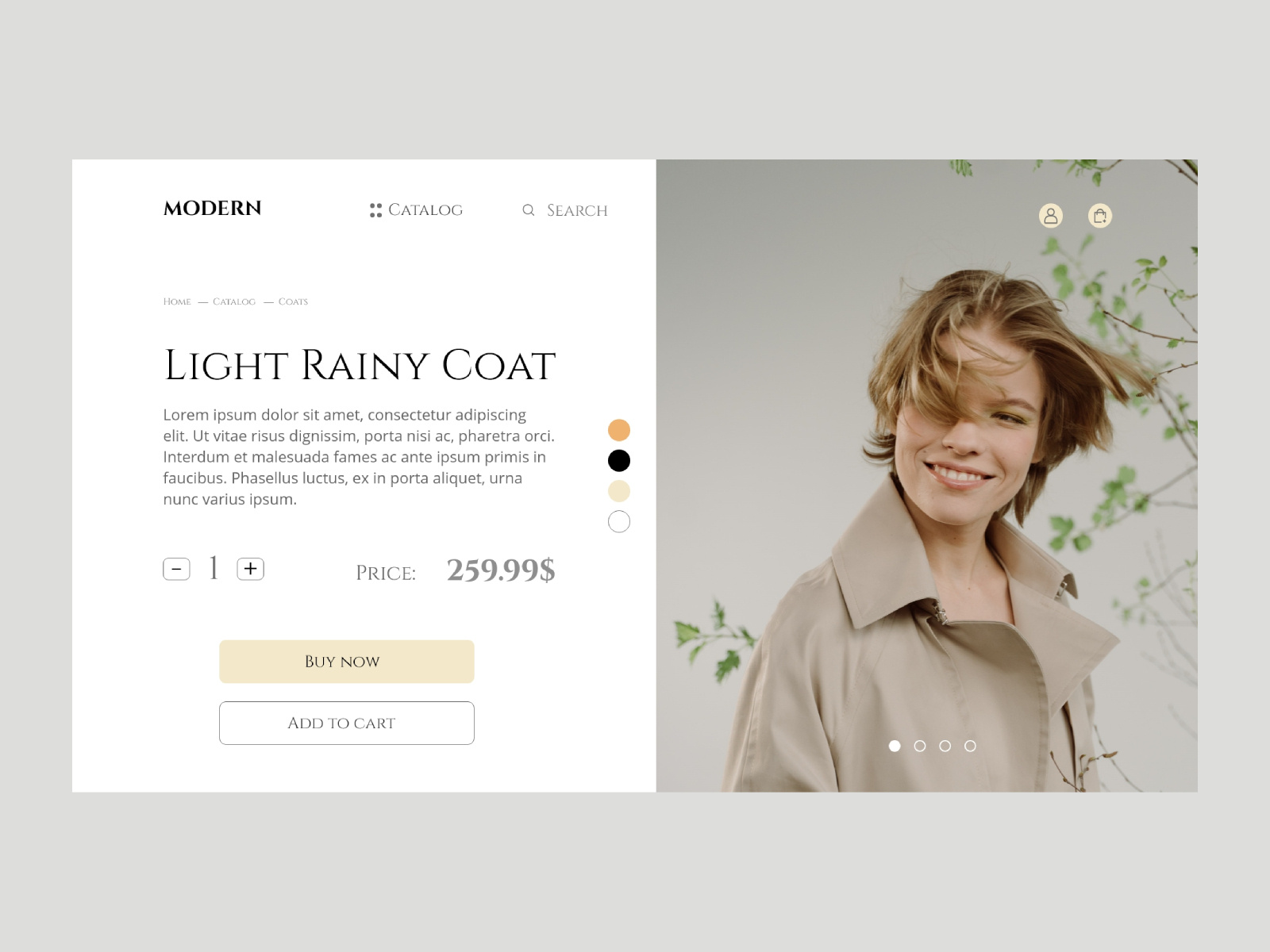 Premium Clothing Store Desktop Web Design UI by Hamza iklafen on Dribbble