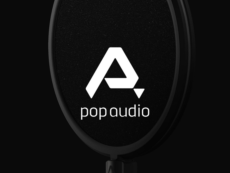 Pop Audio Logo by David Robinson for Big Fan® on Dribbble