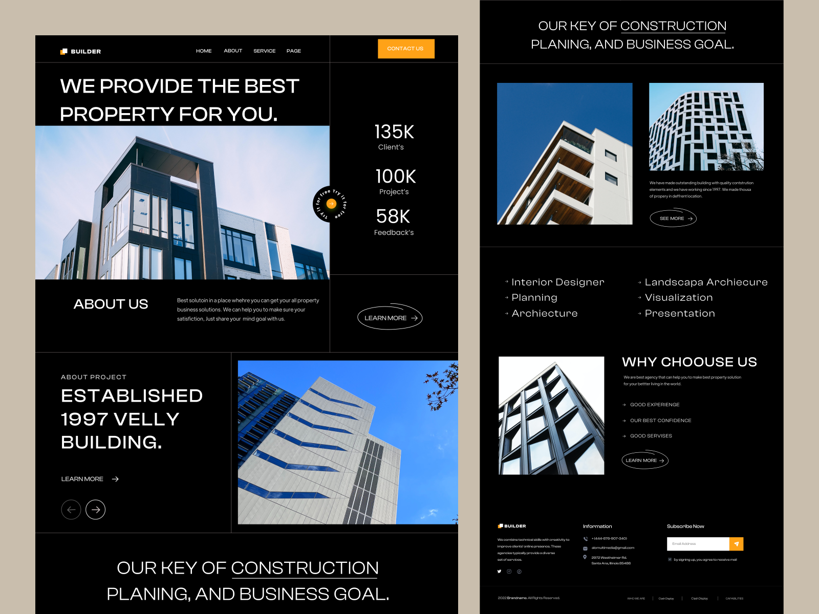 Real Estate Website Landing Page UI by Junaki 🌸 on Dribbble