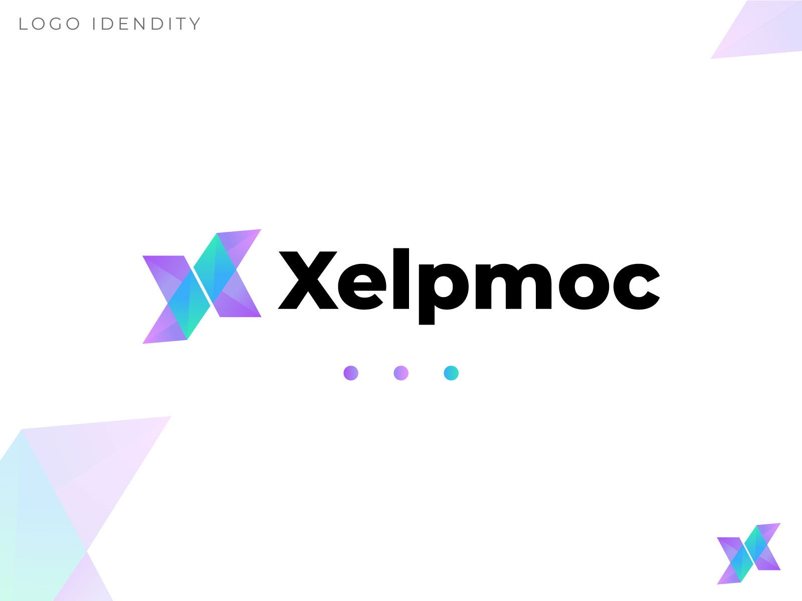 X letter abstract modern logo - X letter logo mark by Motaleb Hossain ...