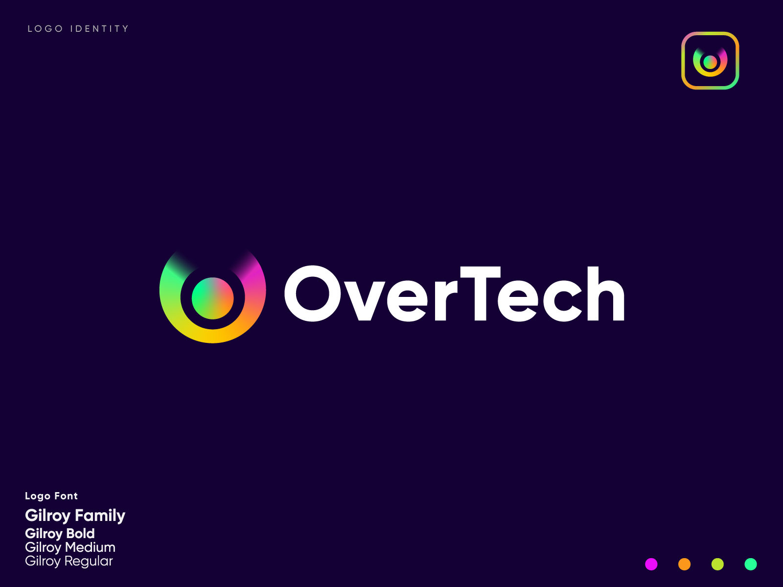 Tech Logo " OverTech " by Motaleb Hossain on Dribbble